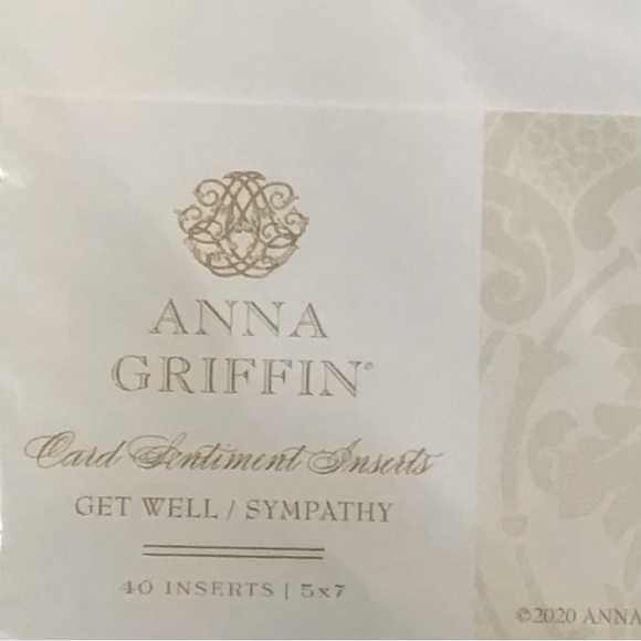 Anna Griffin | Office | Anna Griffin Set Of 4 Card Inserts Get Well And ...